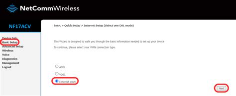 How To Setup Your Netcomm Nf17acv Modem For Nbn
