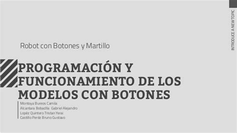 Programación Y Funcionamiento De Los Modelos Con Botones At Emaze
