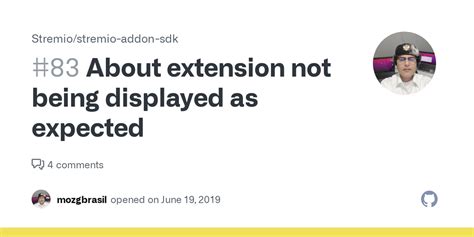 About Extension Not Being Displayed As Expected Issue 83 Stremio