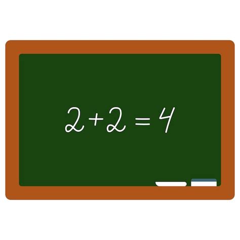 Premium Vector School Blackboard Icon Vector Flat Illustration