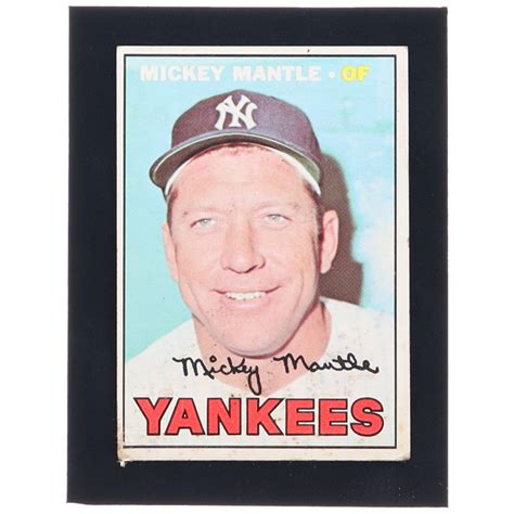 Mickey Mantle 1967 Topps 150 Pristine Auction