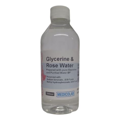 Glycerine And Rose Water Medicolab