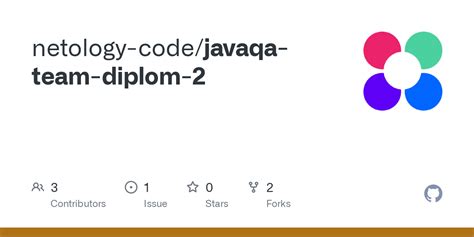 GitHub Netology Code Javaqa Team Diplom 2