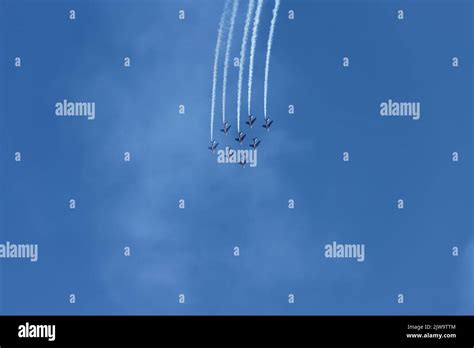 Patrouille De France Aerobatics Team Famous Demonstration Of French