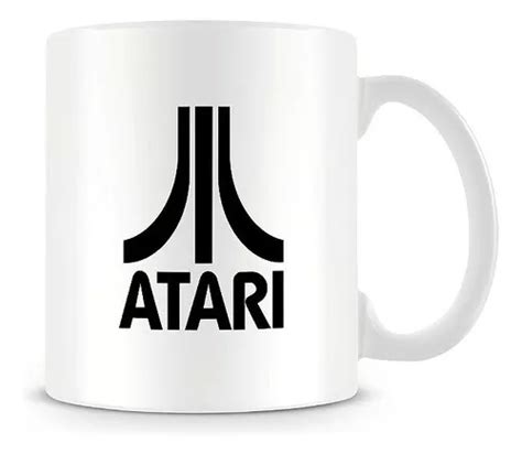 Taza Con El Logotipo De Atari Color Blanco Mercadolibre