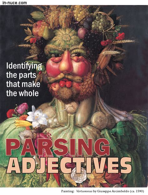 In Nuce Grammar Order Of Parsing Adjectives