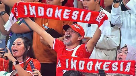 Tidak Sia Sia Achmad M Asri Datang Dari Makassar Saksikan Laga Timnas