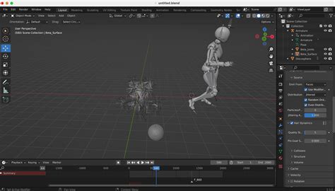 Animation Hair Doesn T Follow The Mixamo Character Help Blender Stack Exchange