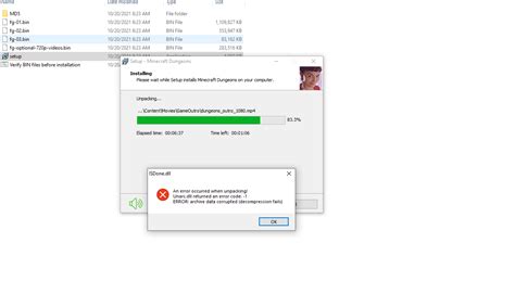 error appears when i download minecraft dungeons r piratedgames