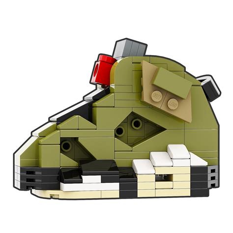 Small Size Sneaker Bricks Olive Retro High Mini Sneaker T Hypebrickz