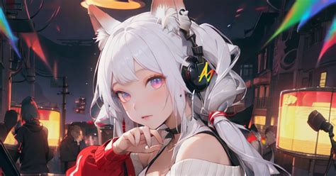 Foxgirl Dj Random Viewerのイラスト Pixiv