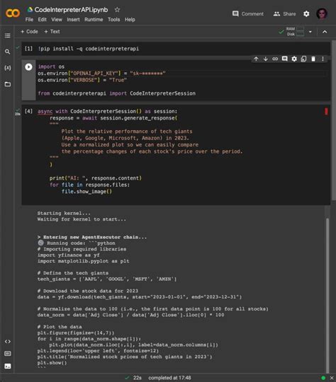 Chinta K Mourya On Linkedin 🦜🔗code Interpreter Api