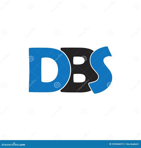 Dbs Letter Logo Cartoon Vector 259468475
