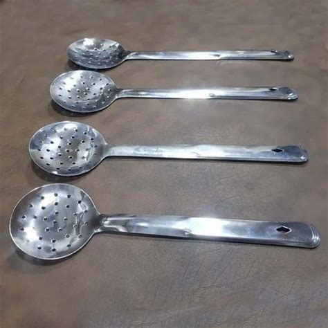 Silver Stainless Steel Fry Palta Poni For Kitchen At Best Price In