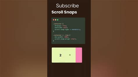 Css Scroll Snaps Learn Css With R Programing Mobile Html Css