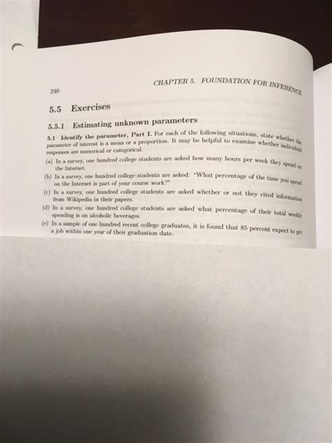 Solved R Inf 240 55 Exercises 551 Estimating Unknown