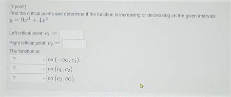 Solved Find The Critical Points And Determine If The