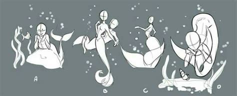 Mermaid Pose Mermaid Art Figure Drawing Reference Art Reference