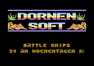 CSDb Battle Ships By Dornensoft And Raw Deal Inc 1989