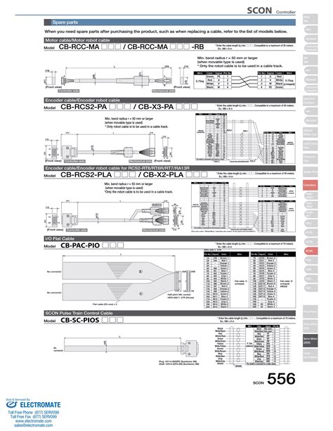 Iai Scon Controller Specsheet Pdf