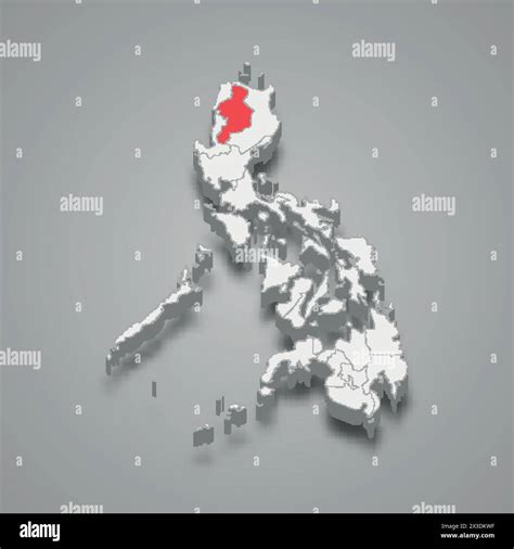 Cordillera Administrative Region Red Highlighted In M