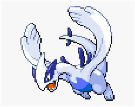 Shiny Lugia Pixel Art