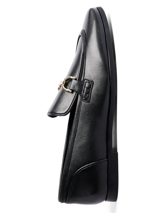 Slim Leather Loafers Black Na Kd