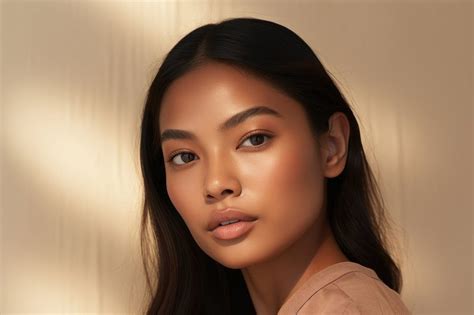 Filipino Woman Healthy Skin Portrait Premium Photo Rawpixel