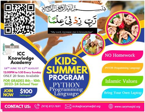 Python Programming For Grades 8th To 10th Bring Your Own Laptop