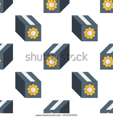 Logistics Seamless Pattern Design Repeat Textile Stock Vector Royalty