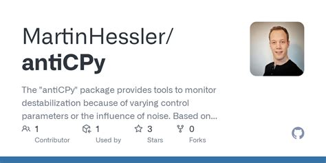 Github Martinhessleranticpy The Anticpy Package Provides Tools To