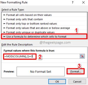 How To Color Alternate Rows Or Columns In MS Excel