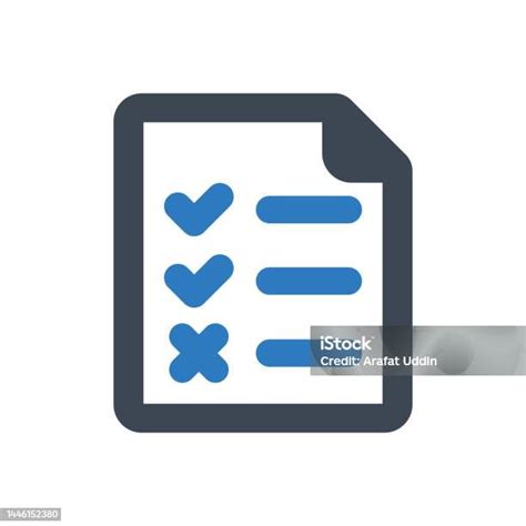 Icône Daudit Illustration Vectorielle Audit Liste De Contrôle Examen