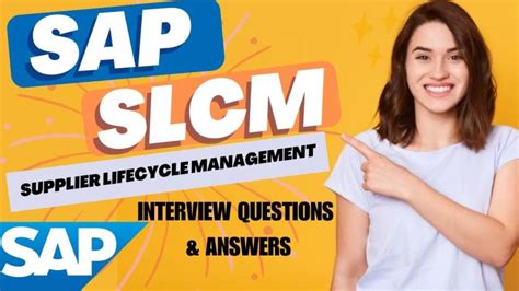 Sap Slcm Supplier Lifecycle Management Interview Questions And Answers Sap Training