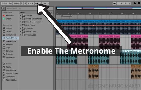 Ableton Metronome Volume Step By Step Guide