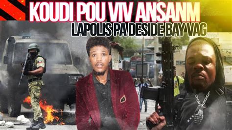 Kou Di pou viv ansanm Lapolis Fon Gòl Guy Philippe Pran Direksyon Palè