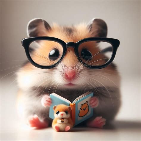 귀여운 햄스터 프리미엄 벡터