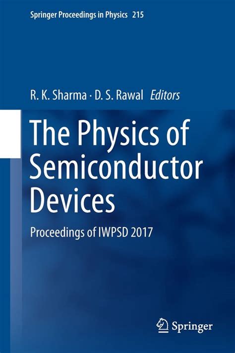Springer Proceedings In Physics 215 The Physics Of Semiconductor Devices Ebook Bol