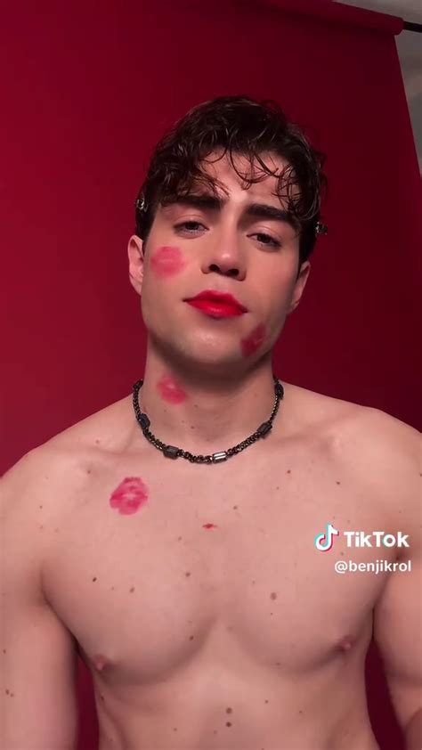 Alexissuperfans Shirtless Male Celebs Benji Krol Shirtless Tiktok