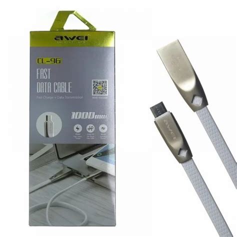 White Awei CL USB Charging Data Cable At Rs Piece In Dharmapuri ID