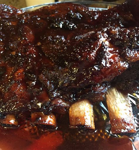 Black Cherry And Molasses Bbq Pork Ribs Flypeachpie