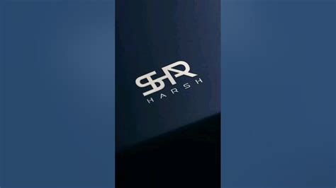 Harsh Name Logologo Design Art Reels Shortfeed Shorts Status