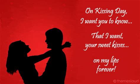 I Want Your Sweet Kisses On My Lips Free International Kissing Day