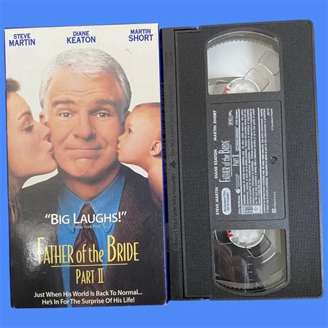 FATHER OF THE Bride Part II VHS Steve Martin Free Shipping 6 48
