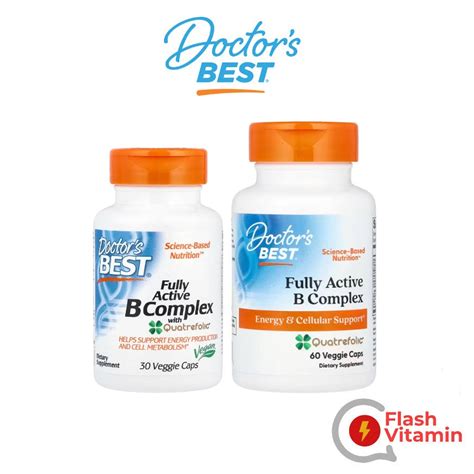 Doctors Best Fully Active B Complex 30 และ 60 แคปซูล Shopee Thailand