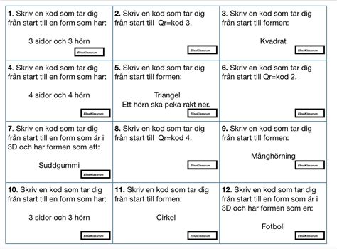 Programmering Och Geometri Eliseklassrum