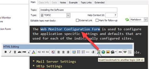 Creating Crosslinks To Other Topics West Wind Html Help Builder