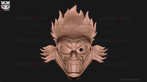 Sweet Tooth Twisted Metal Mask With Hair High Quality 3d Print Model