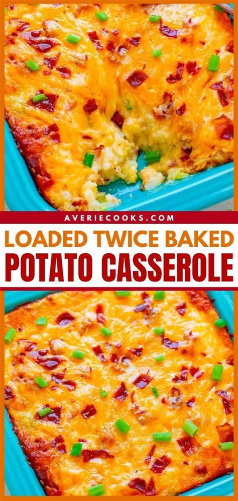 Loaded Twice Baked Potato Casserole Recipe Baked Potato Casserole