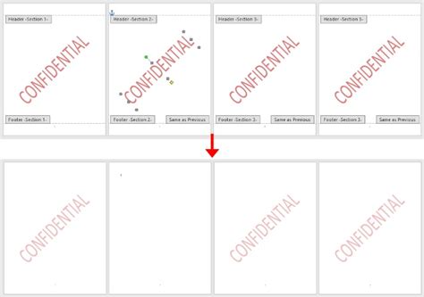 How To Remove A Watermark From A Specific Page In A Word Document